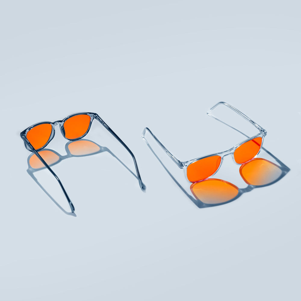 NightFall Blue and Green Light Blocking Glasses - Red Lens | BlockBlueLight