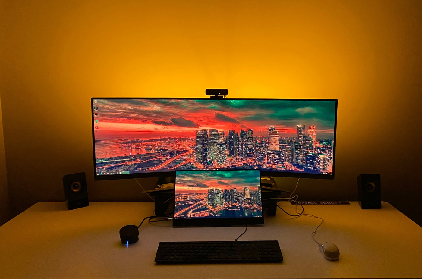 NoBlue Amber Blue Blocking LED Strip Lights | BlockBlueLight