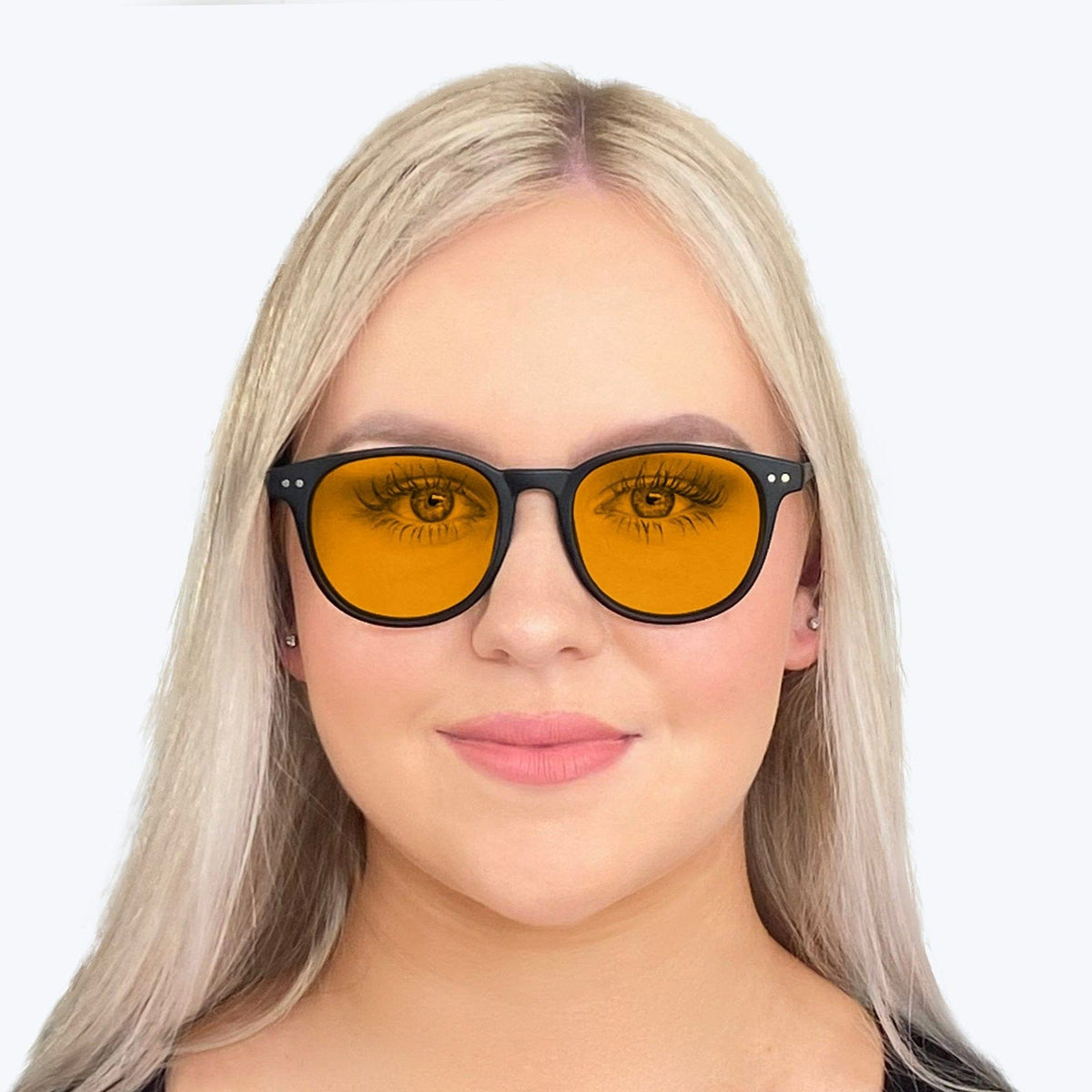 Billie Blue Light Blocking Glasses Black | BlockBlueLight