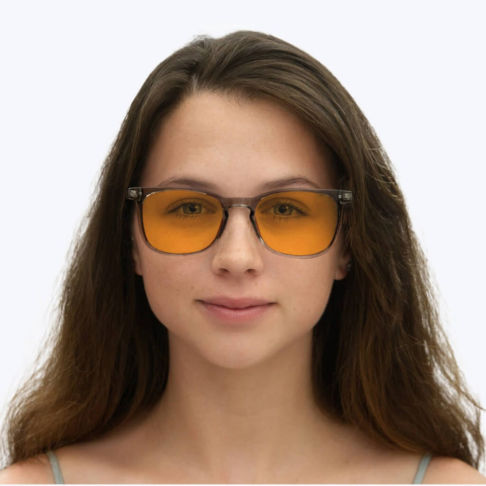 Taylor Blue Light Blocking Glasses Grey | BlockBlueLight