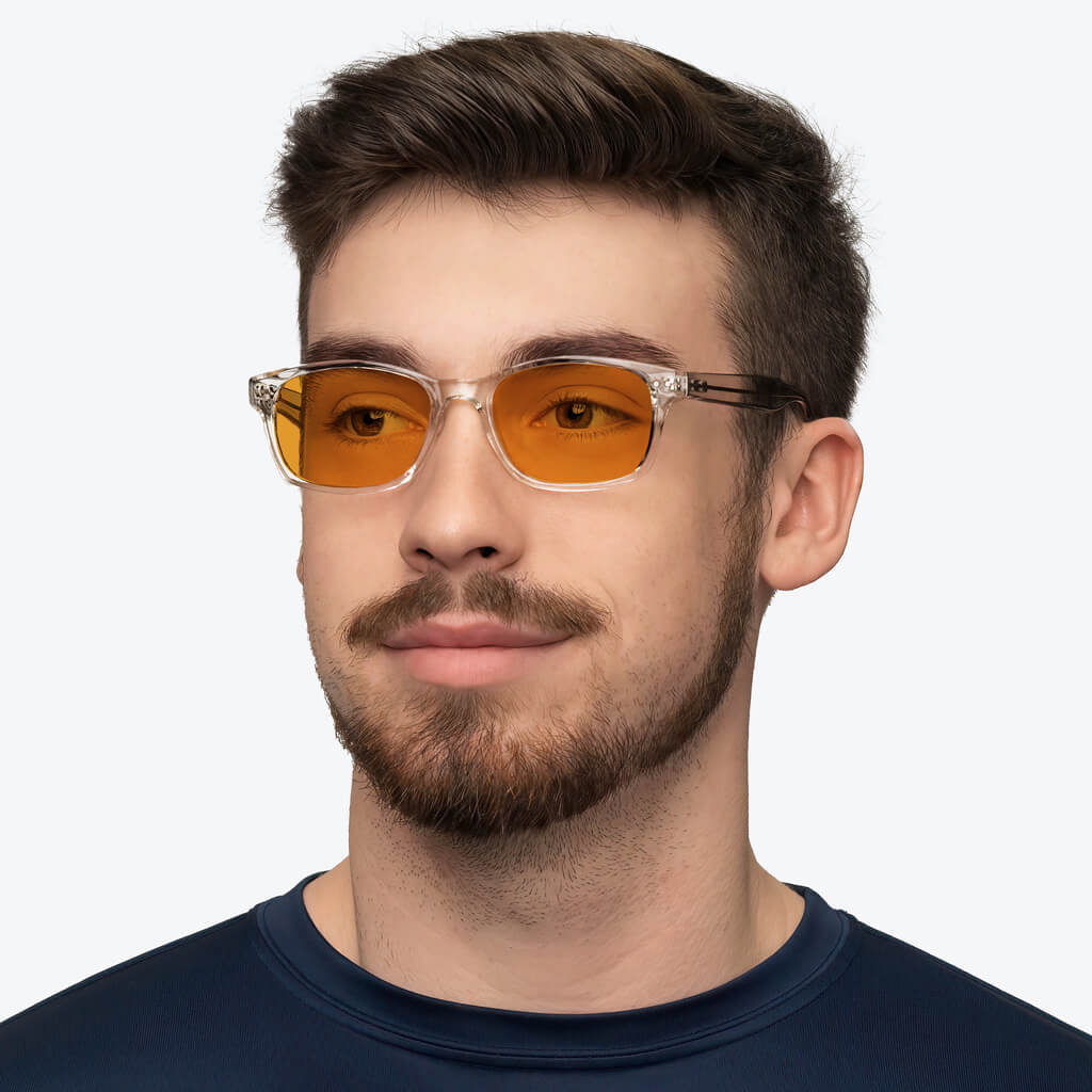 Wayfarer Blue Light Blocking Glasses Crystal Blockbluelight