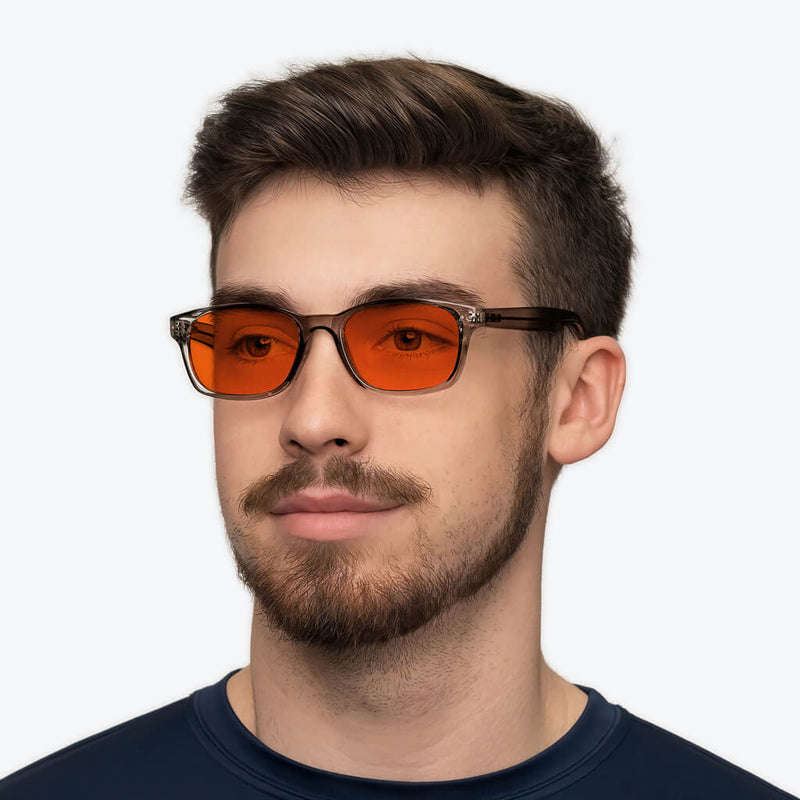 Lucent Blue & Green Light Blocking Glasses Grey | BlockBlueLight