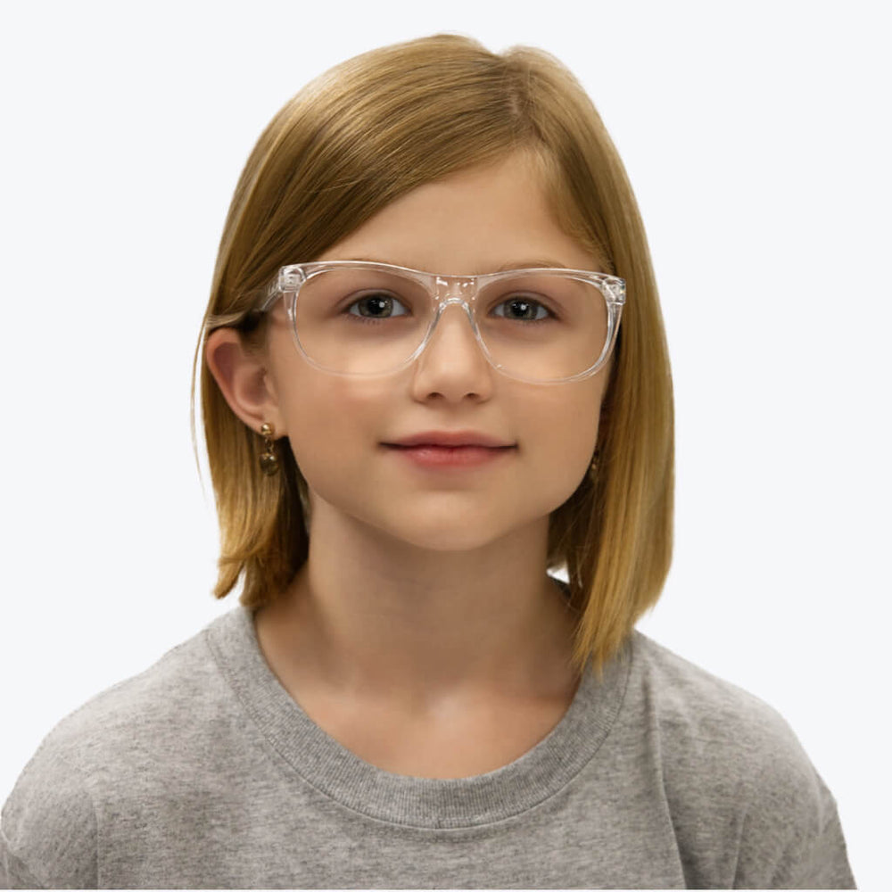 Kids Blue Light Day Glasses - Crystal | BlockBlueLight