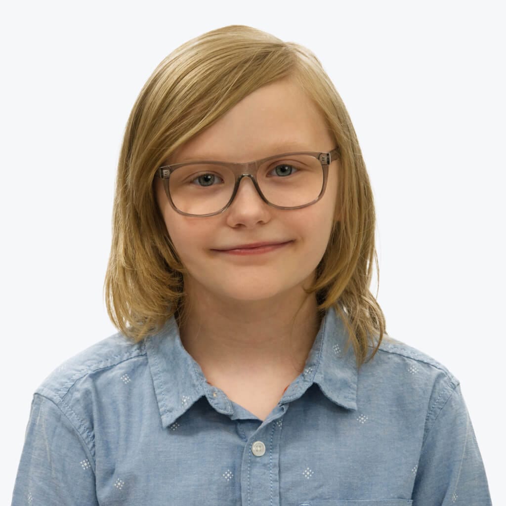 Kids Blue Light Day Glasses - Pearl Grey | BlockBlueLight