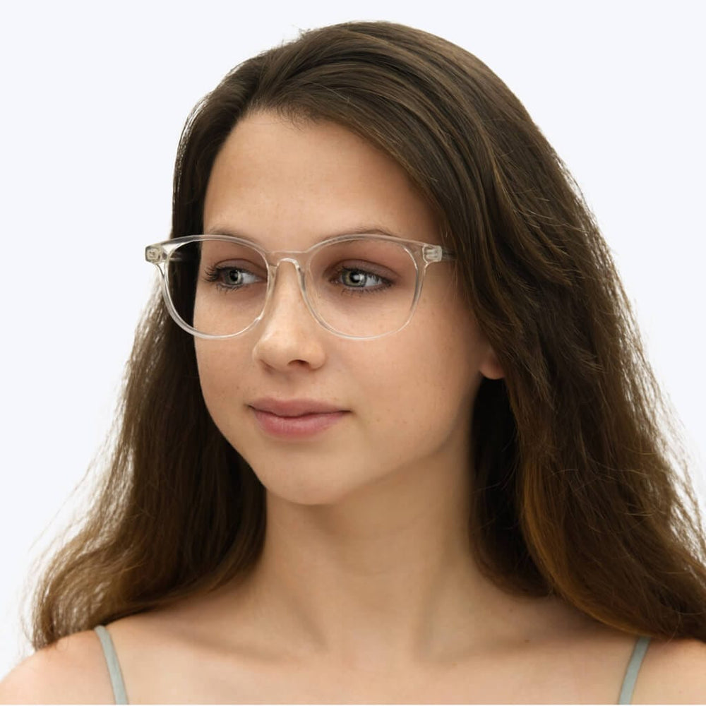 ScreenTime Billie Day Glasses- Crystal | BlockBlueLight