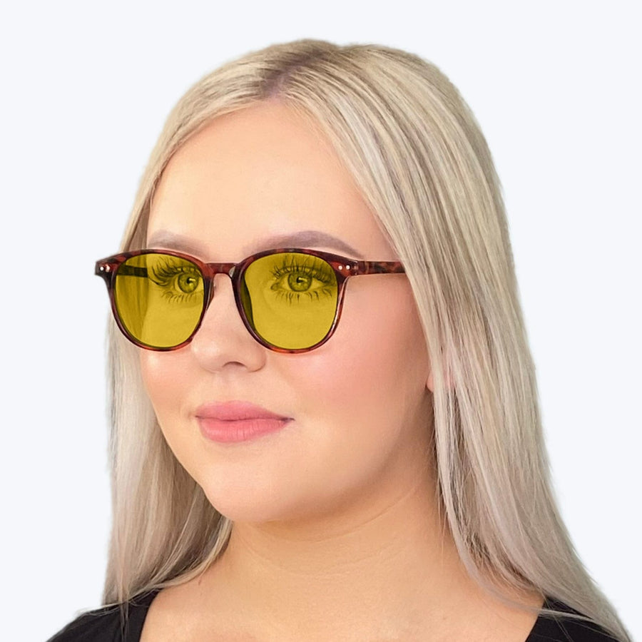 DayMax Billie Blue Light Glasses - Tortoise | BlockBlueLight