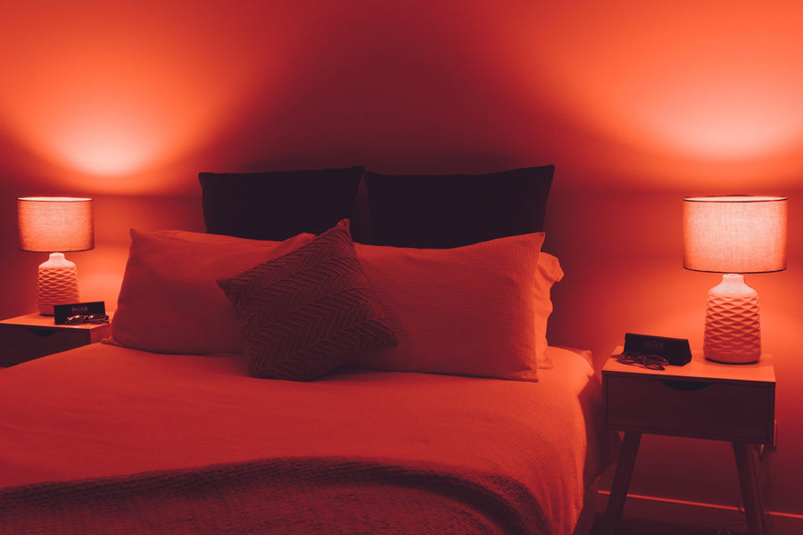 Twilight Red light light Bedtime Bulb - E12 (Small Screw Fitting) For Lamps